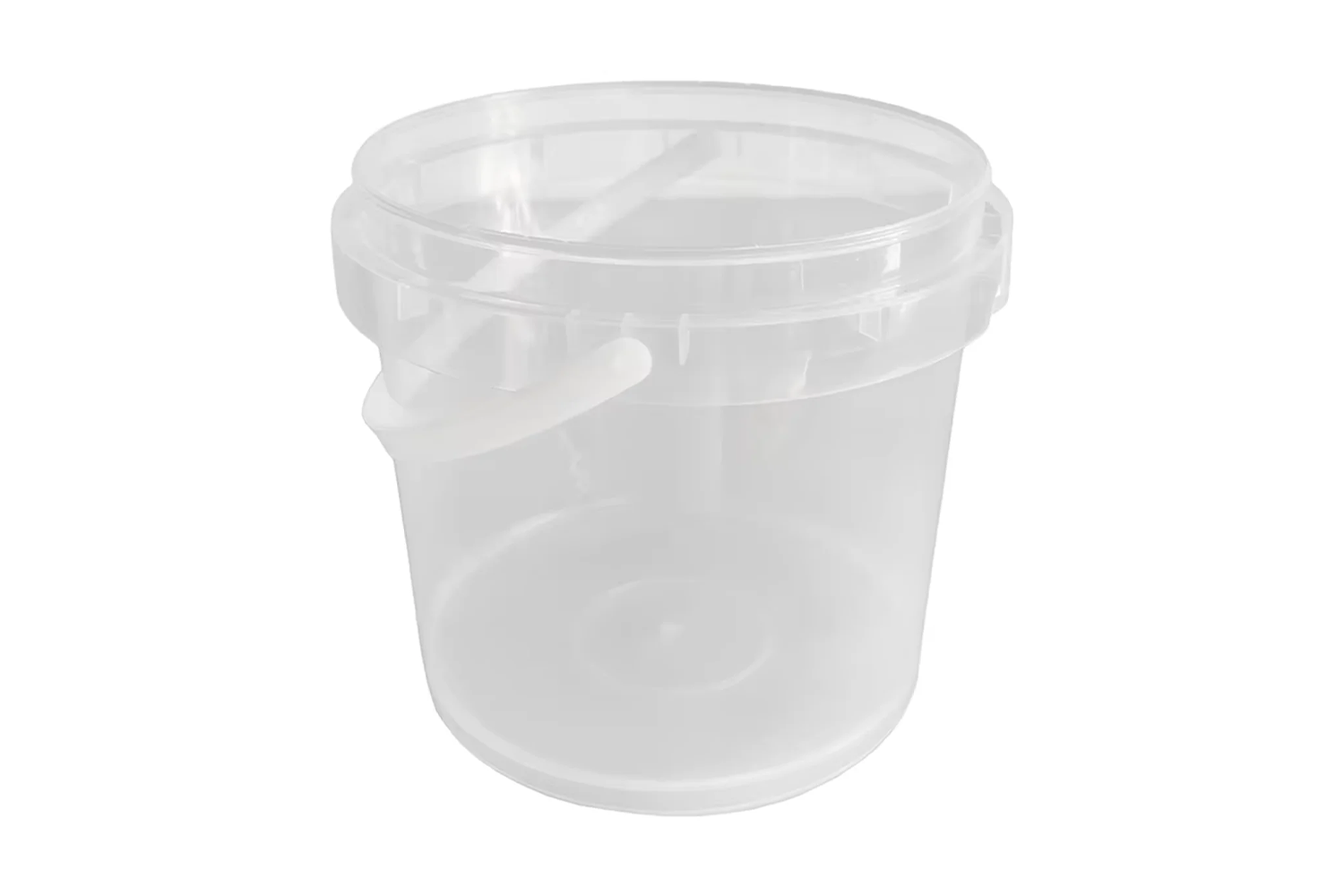 1.5 Gallon Plastic Round Lidded Storage Bin - Enlightening Plast