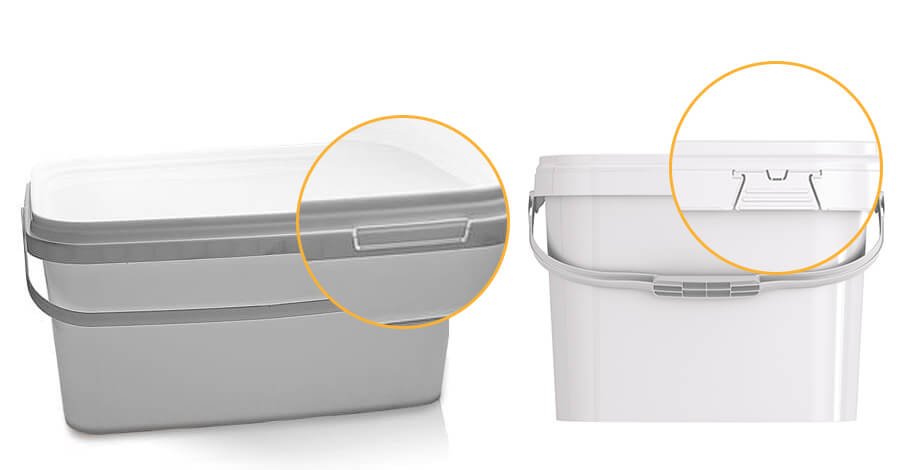 Tamper-Proof Rectangular Plastic Buckets | Wholesale & Secure Packaging